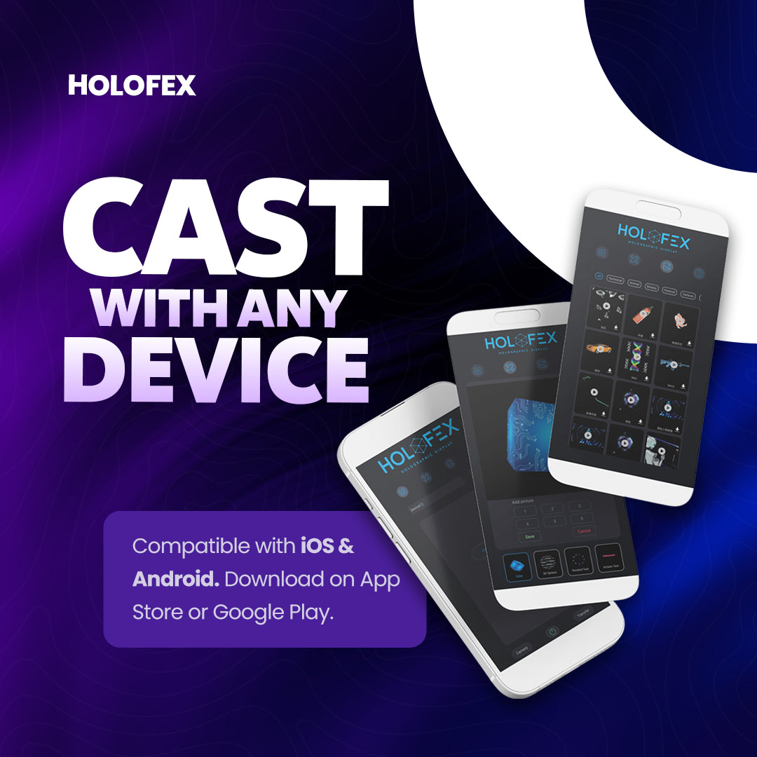 Holofex provides the latest in 3D holographic fan technology